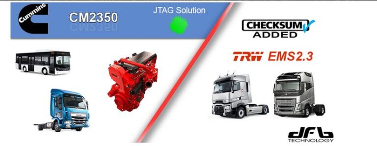 JTAG MODE FOR CUMMINS ECU CM2350 / CM2350B ENGINES. EMS2.3 CHECKSUM ...
